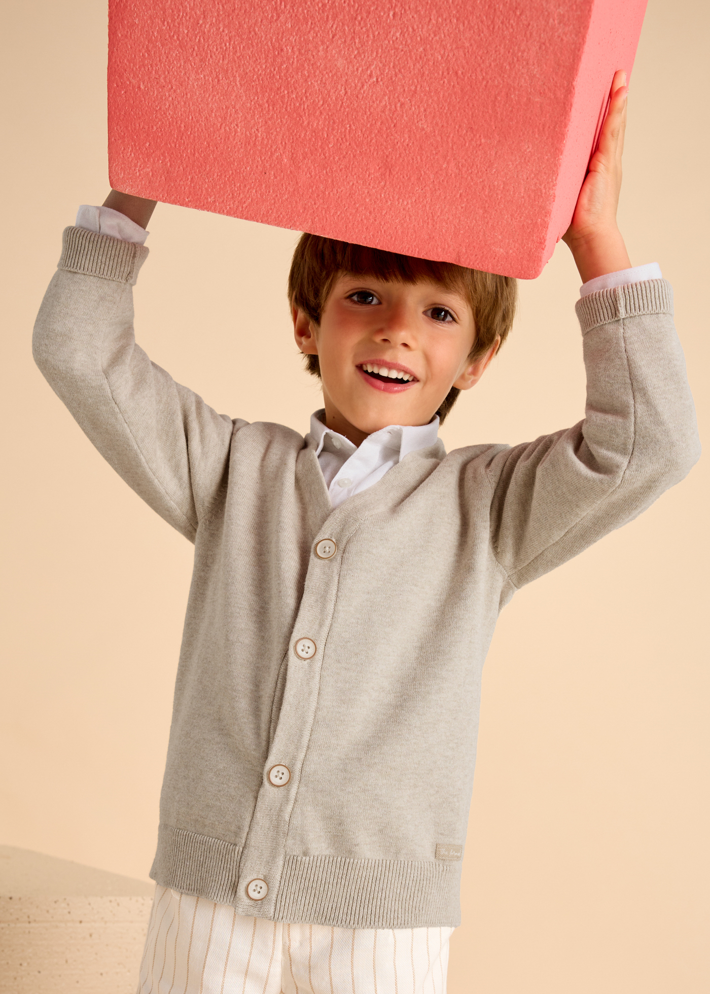 Boy Knit Cardigan Sand | Mayoral
