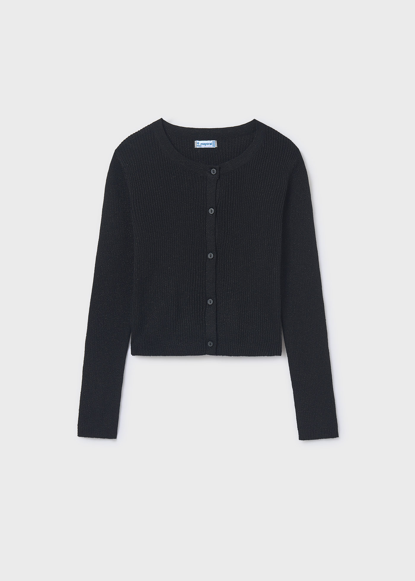 Rebeca tricot canalé chica Negro | Mayoral