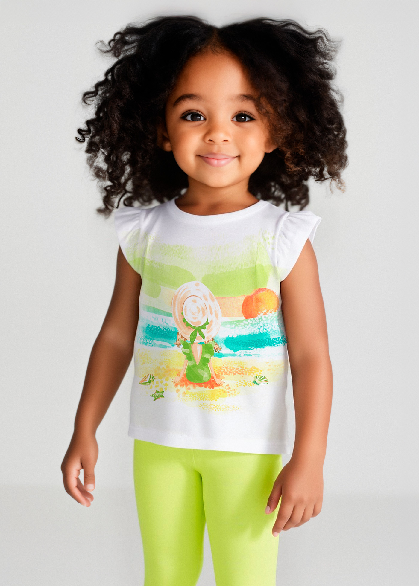 Set colanti si tricou sunset fetita Citron | Mayoral
