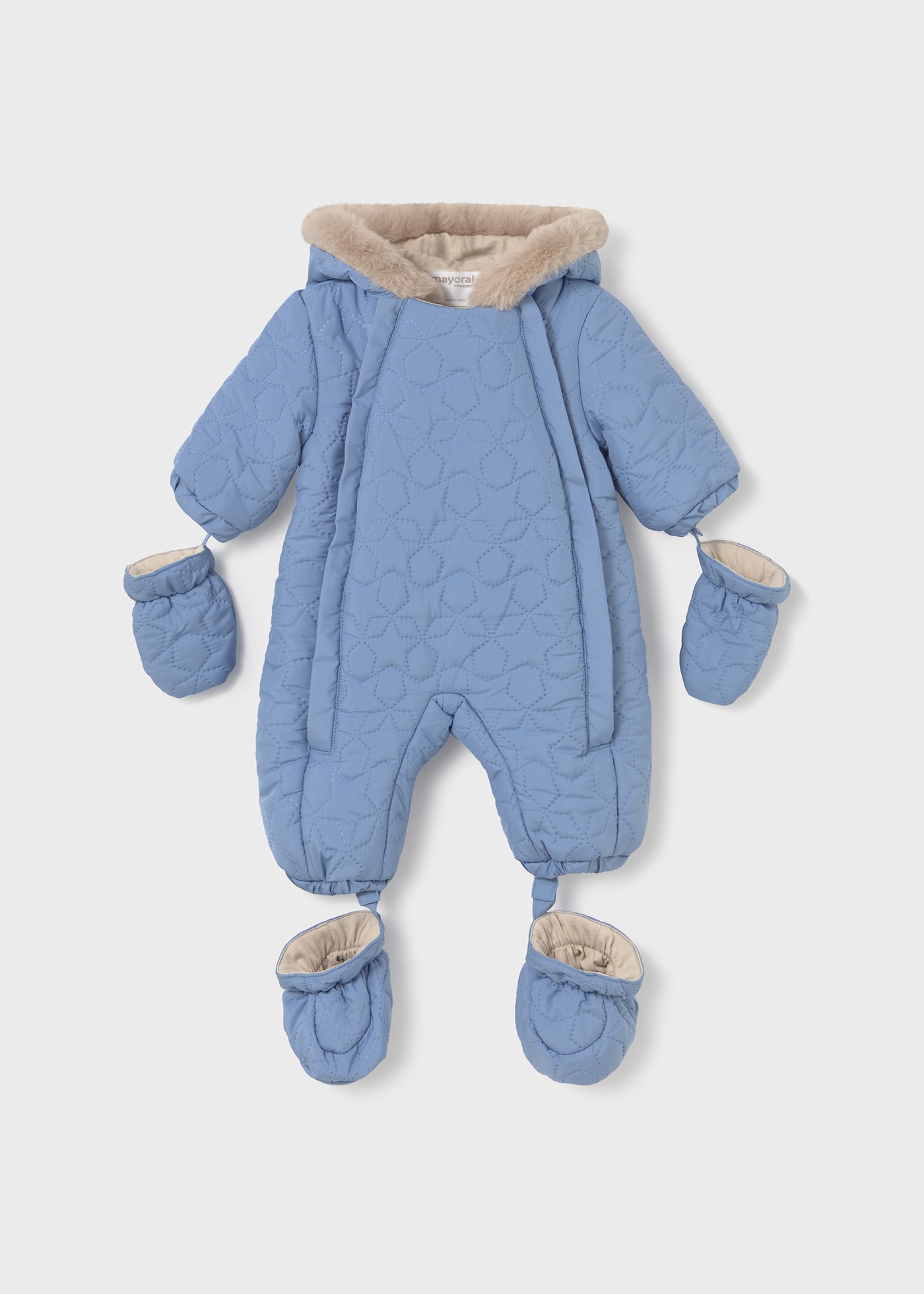 Newborn Boy Snowsuit Cloud | Mayoral