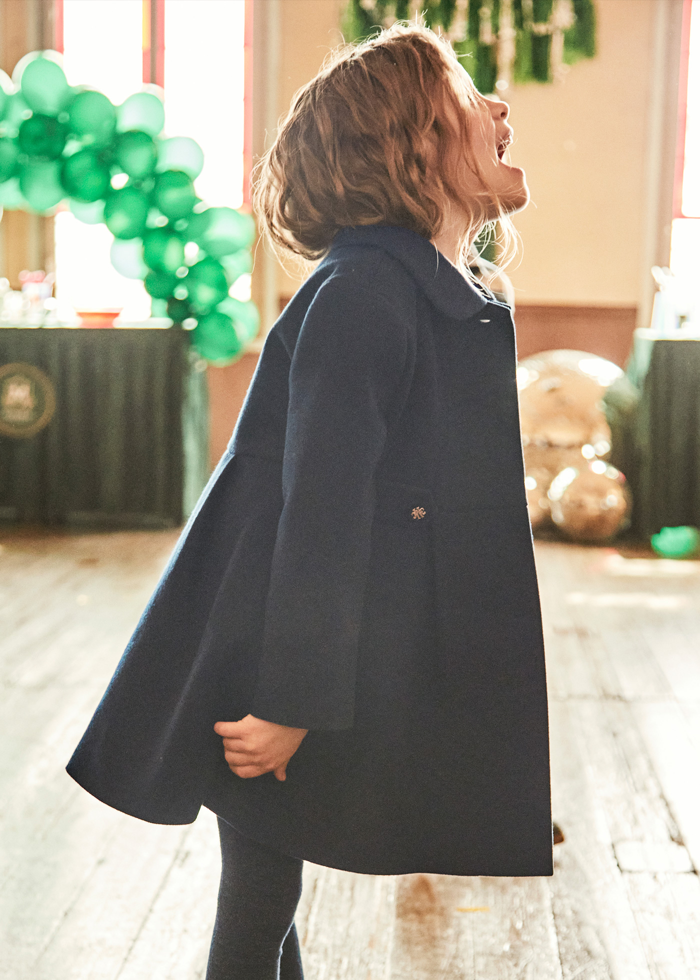Cappotto panno bambina Blu Navy | Mayoral