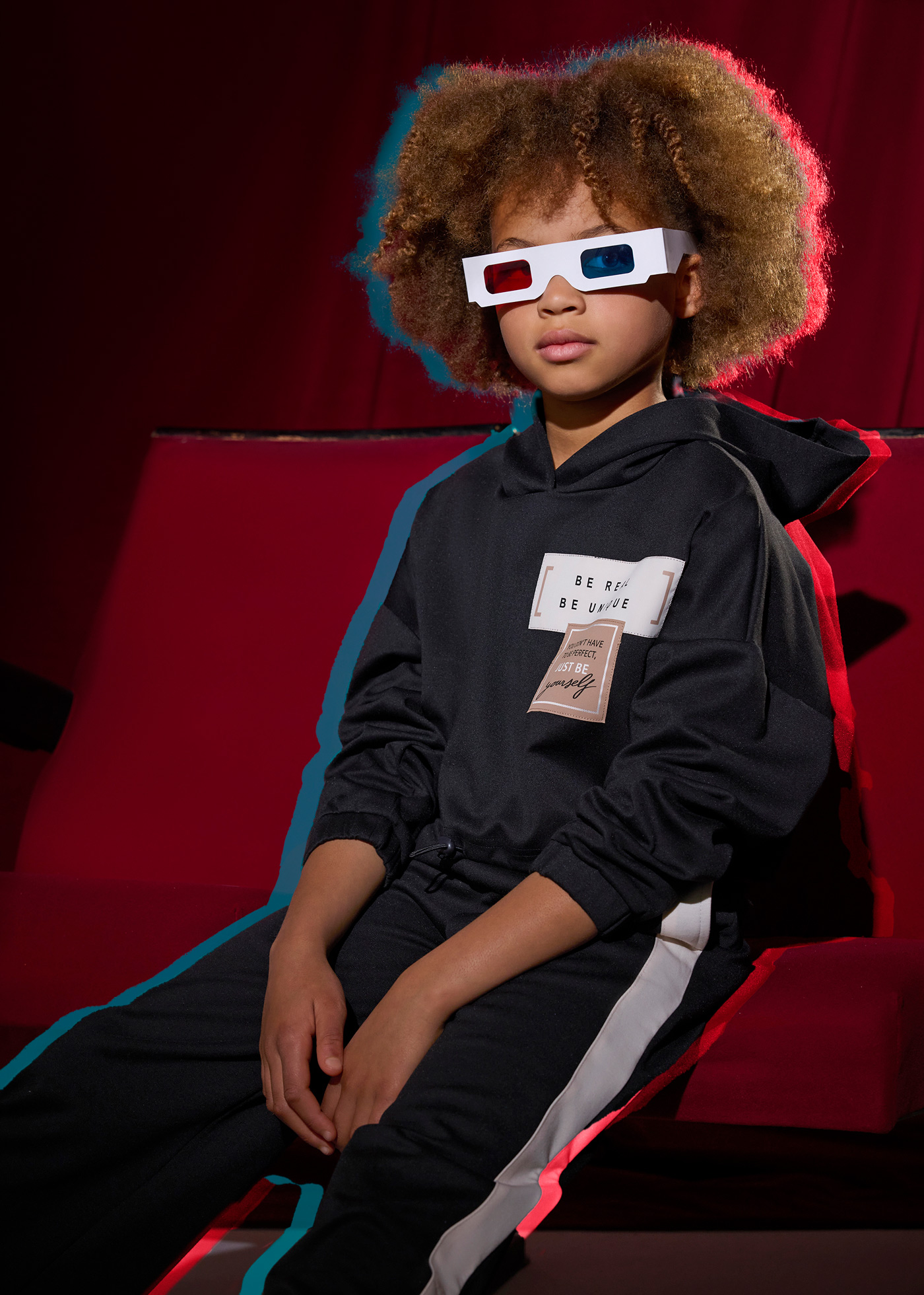 Girls banded tracksuit Black | Mayoral