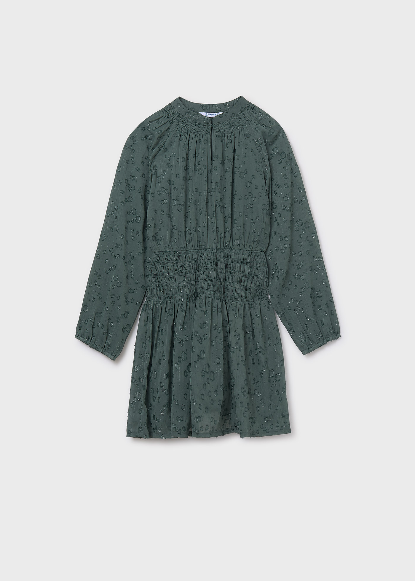 Girl Chiffon Dress Eucalyptus | Mayoral