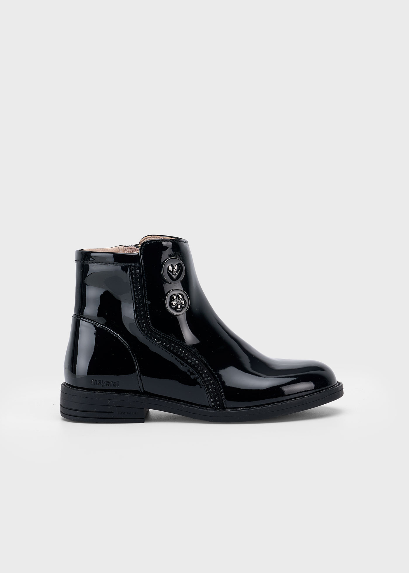 Girl Patent Leather Ankle Boots Black | Mayoral