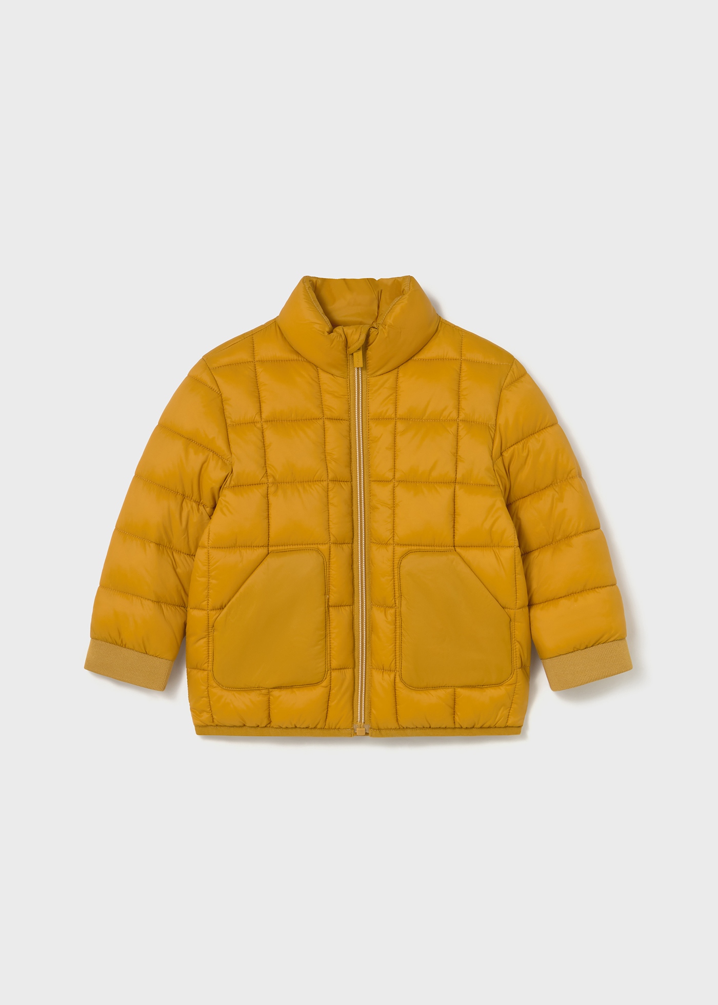 Baby Quilted Coat Ochre | Mayoral