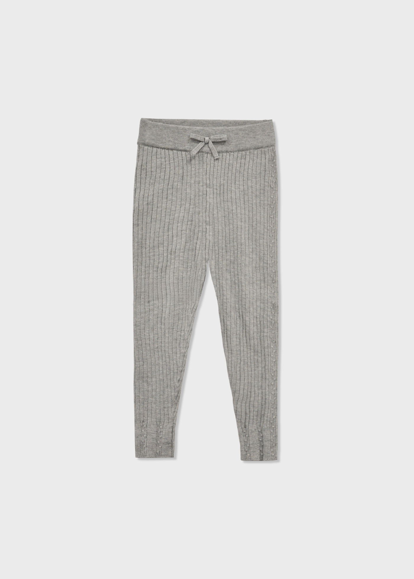 Girl Knit Leggings Steel heather | Mayoral