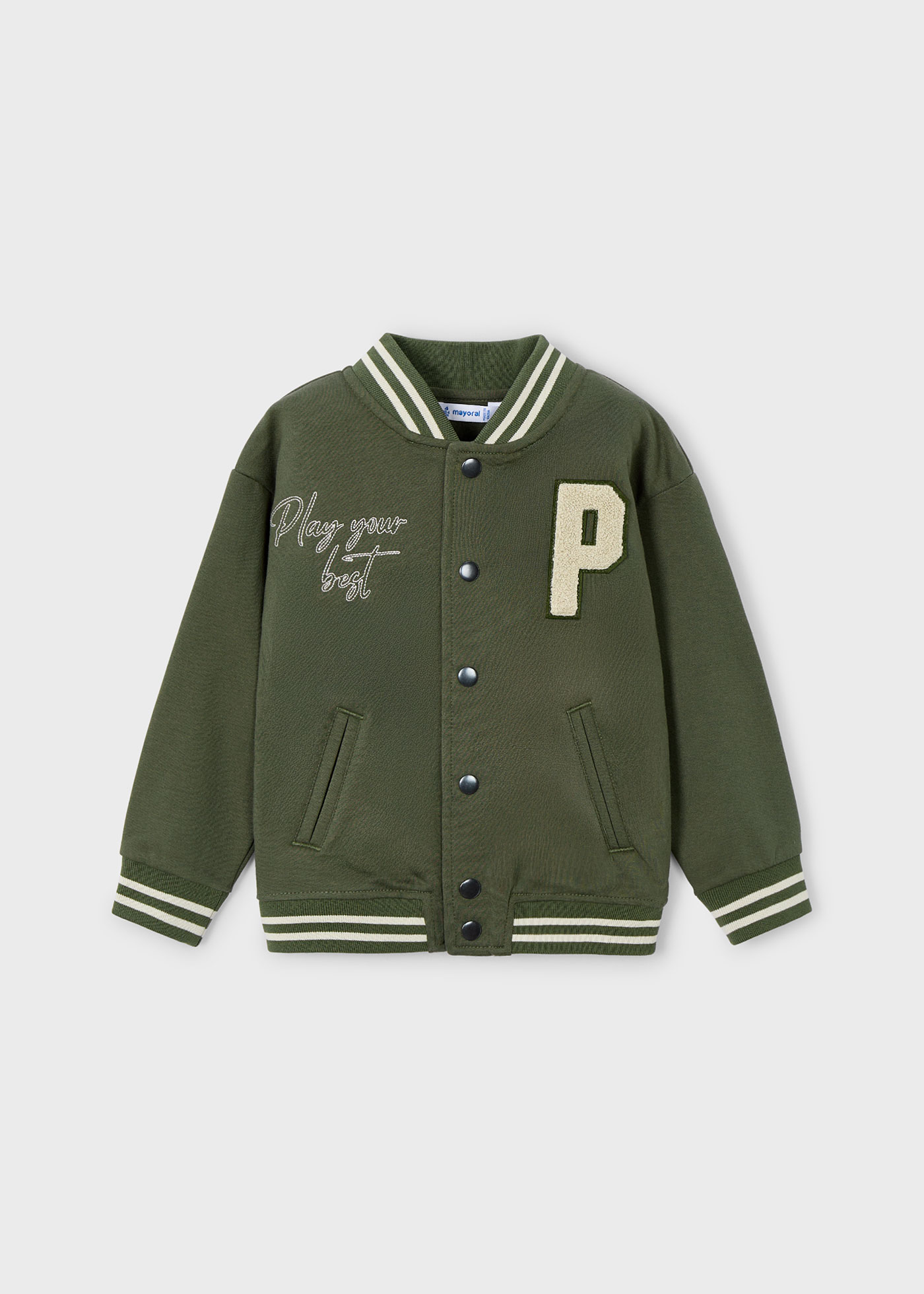 Unisex Varsity Jacket Olive | Mayoral