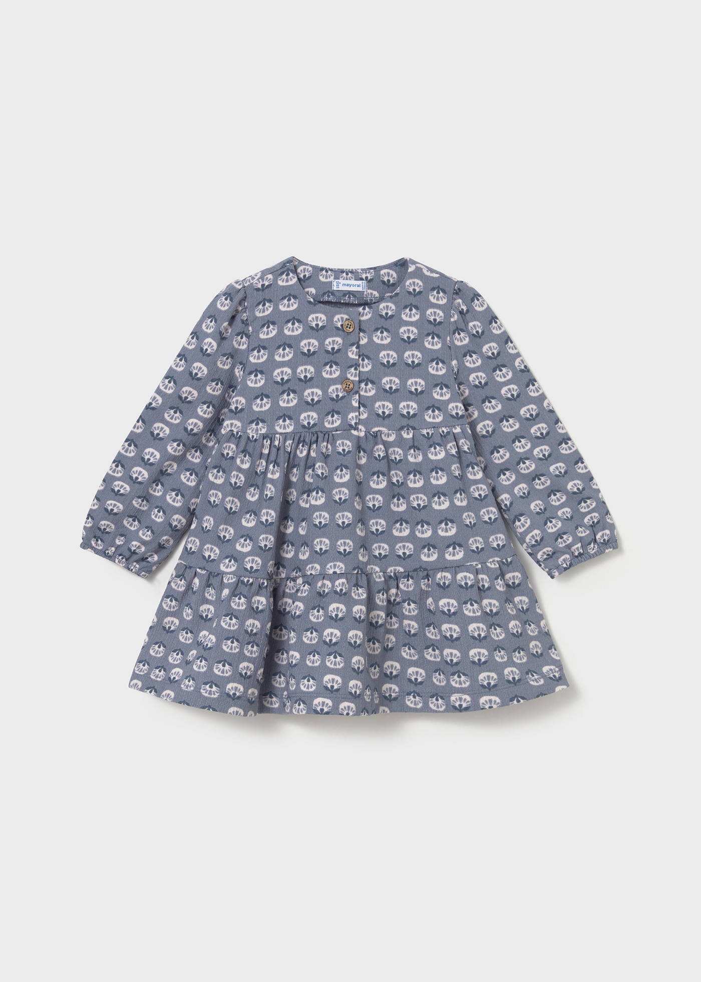 Kleid strukturiert Baby Blue bell | Mayoral