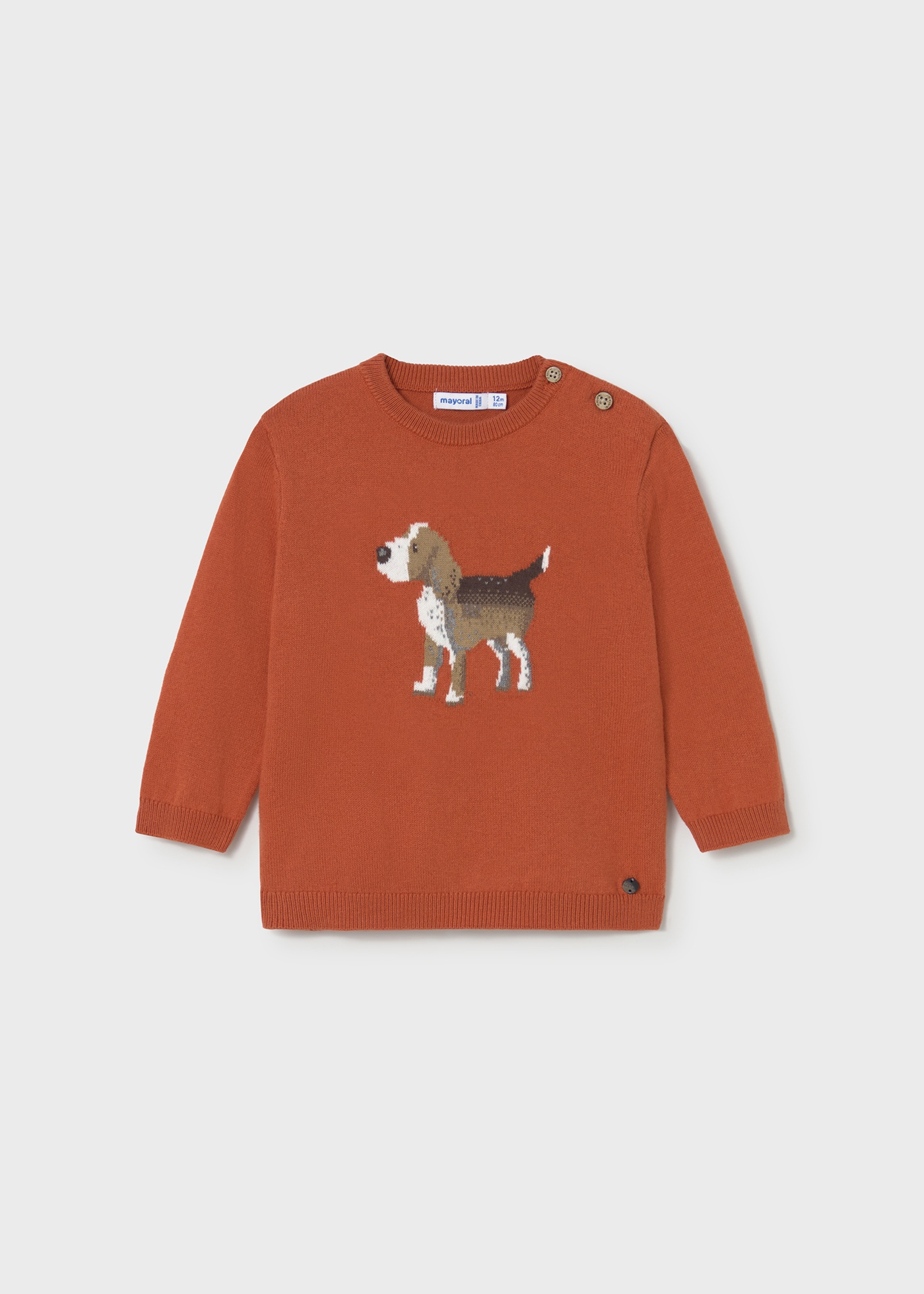 Baby tractor jumper Terracotta | Mayoral